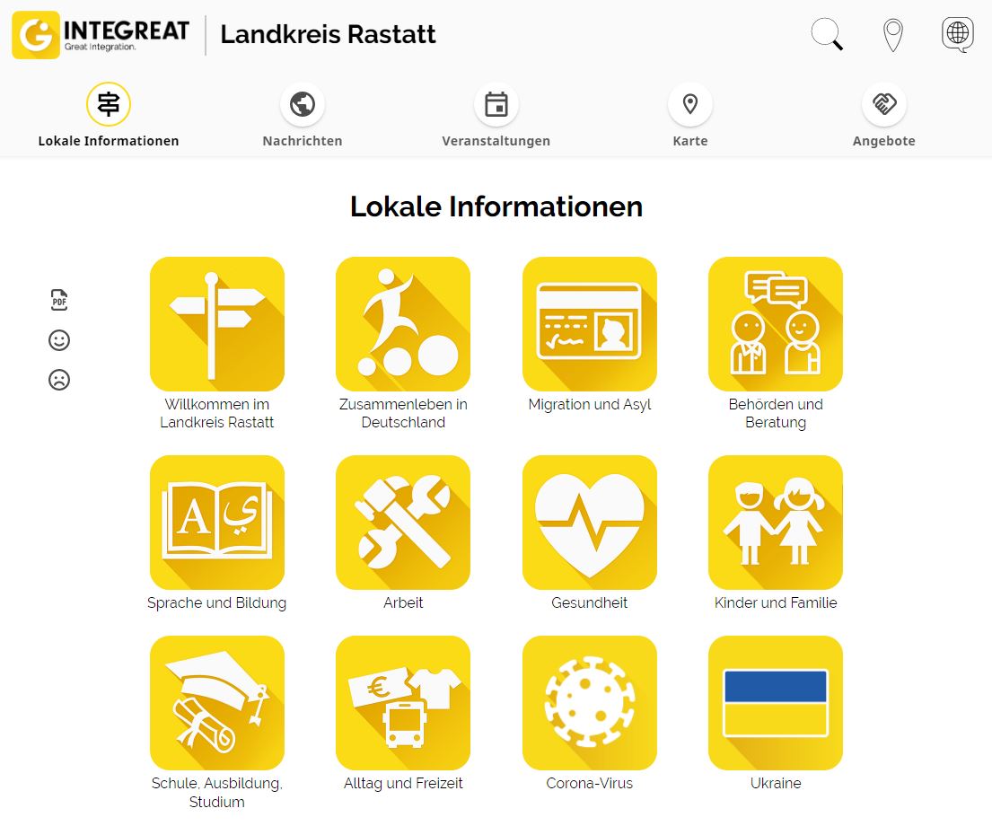 Digitale Integrations-Plattform „Integreat“ | Landkreis Rastatt Integration
